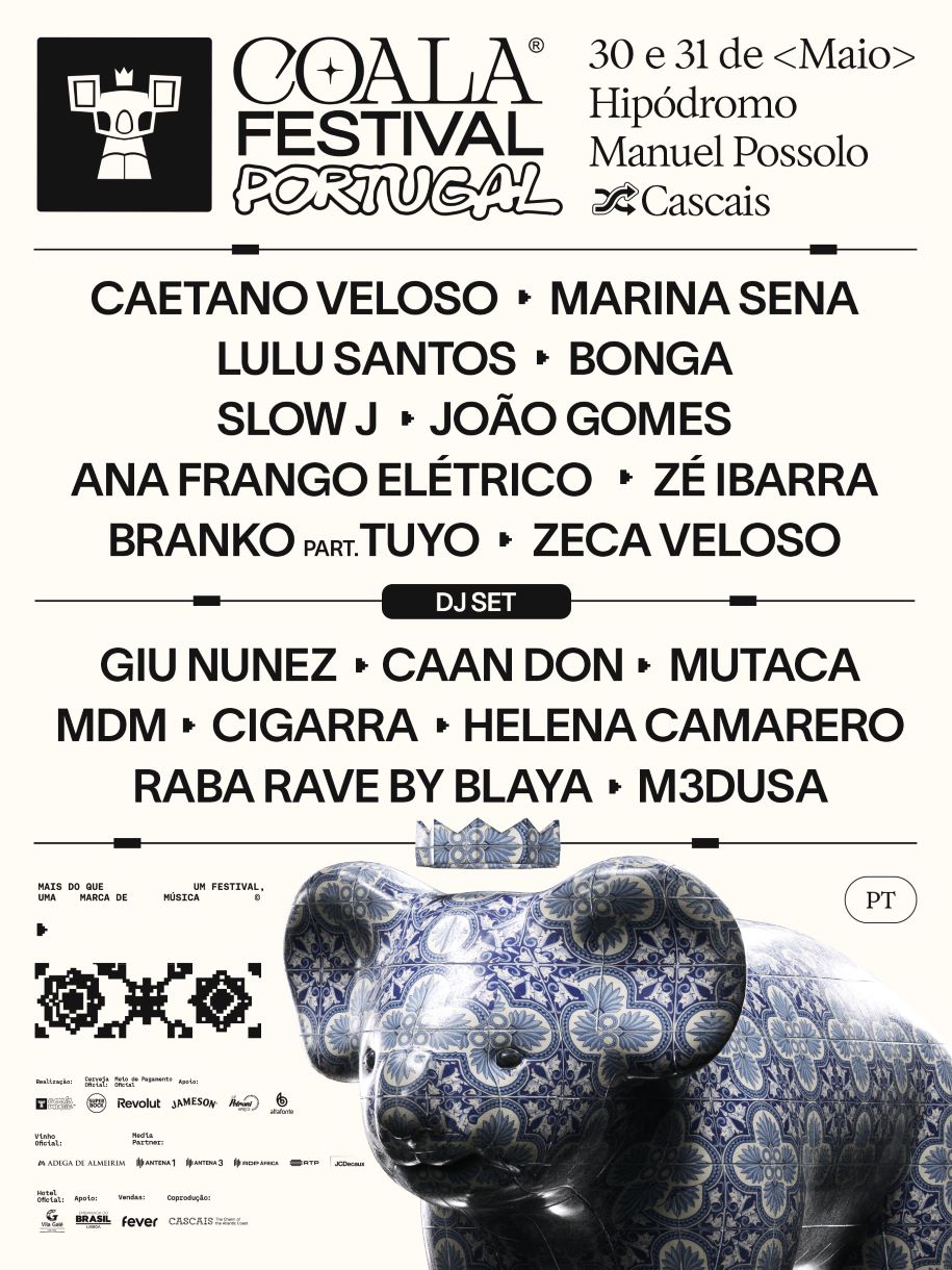 Coala Festival 2026: cartaz completo em Cascais